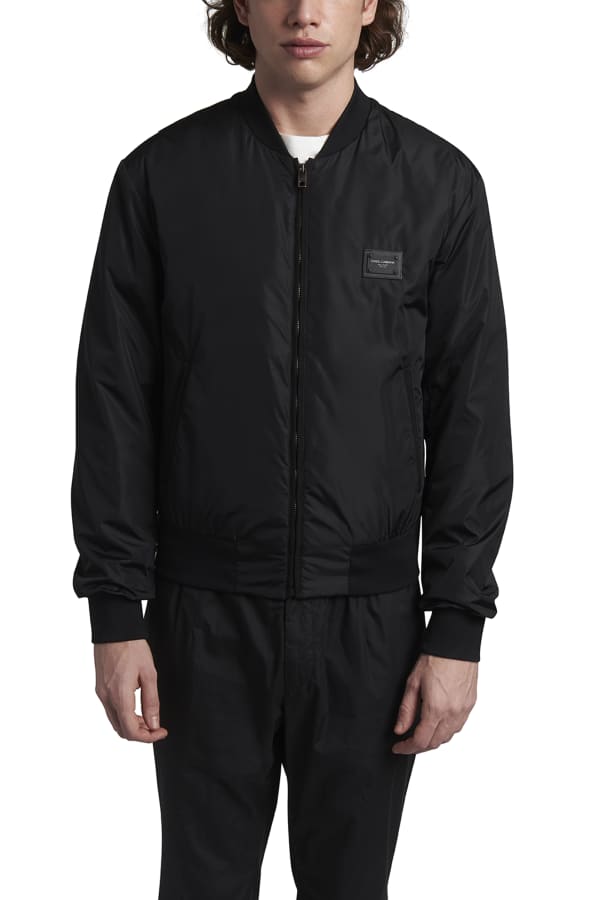 WESC Men's Colorblock Denim Bomber Jacket | Neiman Marcus