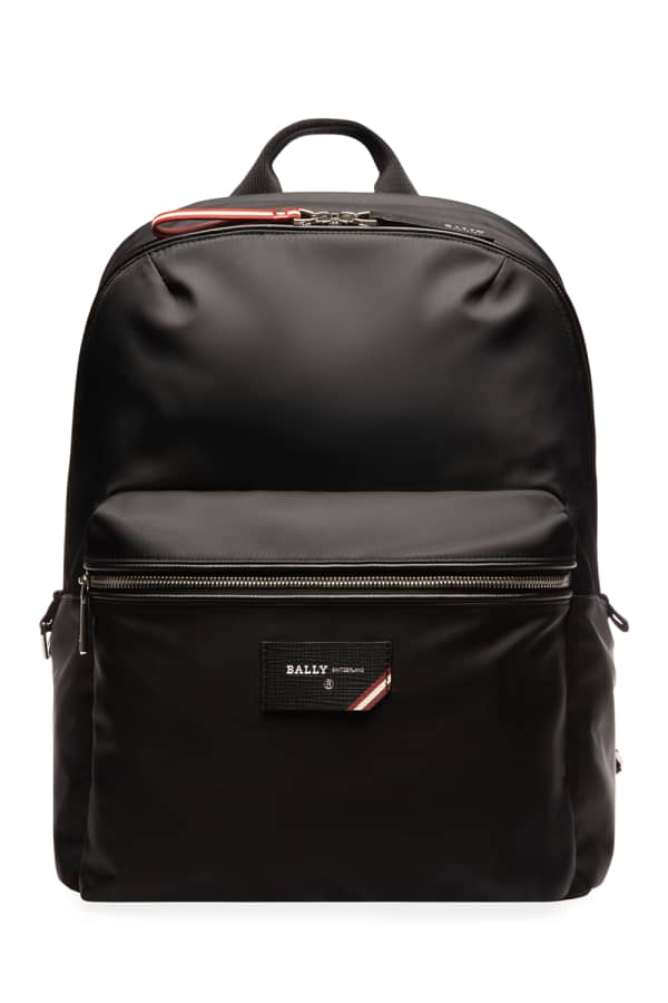 Shinola Men's Fulton Smooth Grain Leather Backpack | Neiman Marcus