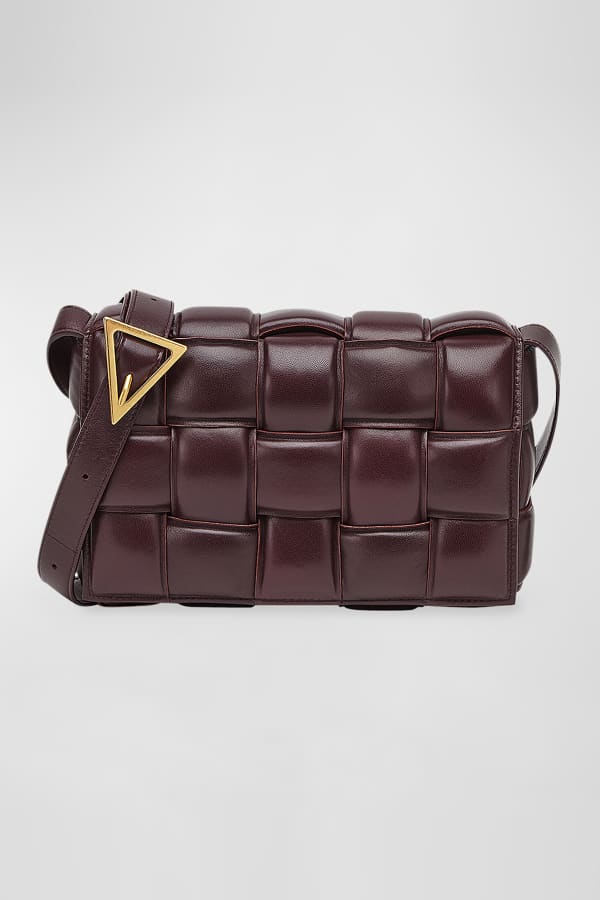 Bottega Veneta Cassette Woven Leather Crossbody Bag | Neiman Marcus