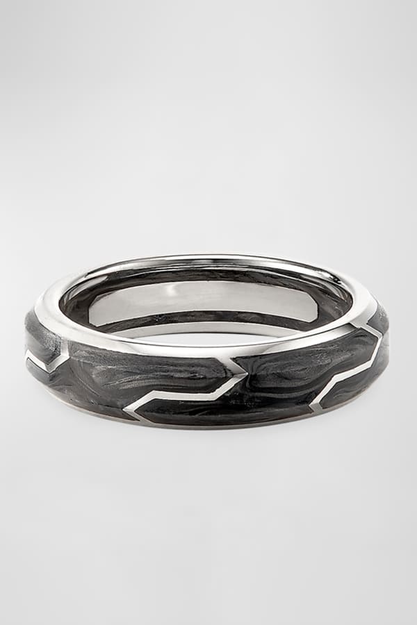 David Yurman Men's 9mm 18k-Gold Streamline Band Ring | Neiman Marcus