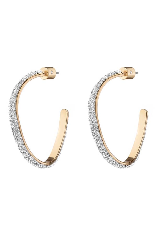 DEMARSON Calypso Curve Hoop Earrings | Neiman Marcus
