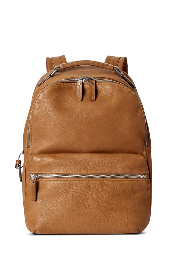 Shinola Men's Fulton Navigator Leather Backpack | Neiman Marcus