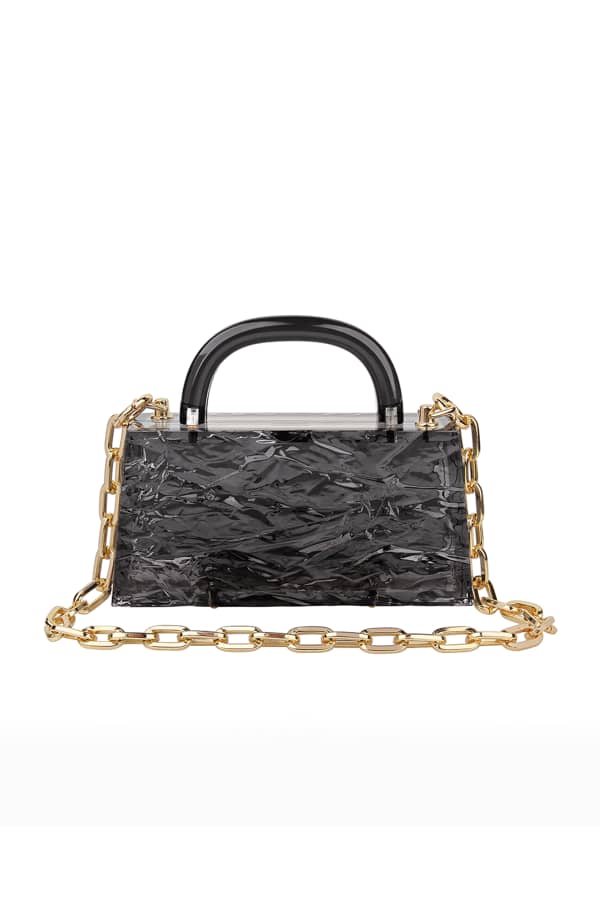 Versace Via Gesu Python Top-Handle Bag | Neiman Marcus