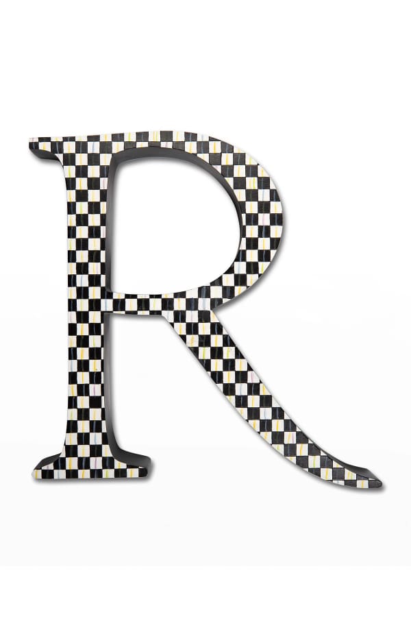 MacKenzie-Childs Courtly Check Letter - M | Neiman Marcus