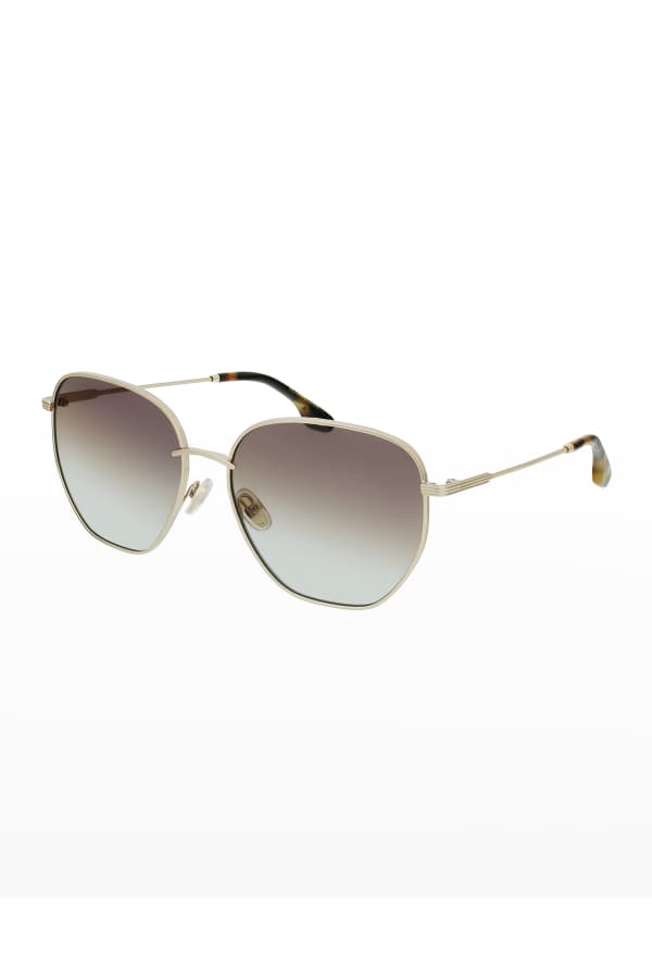 Prada Metal Rectangle Sunglasses | Neiman Marcus