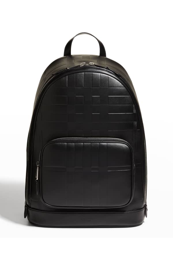 Shinola Men's Fulton Smooth Grain Leather Backpack | Neiman Marcus