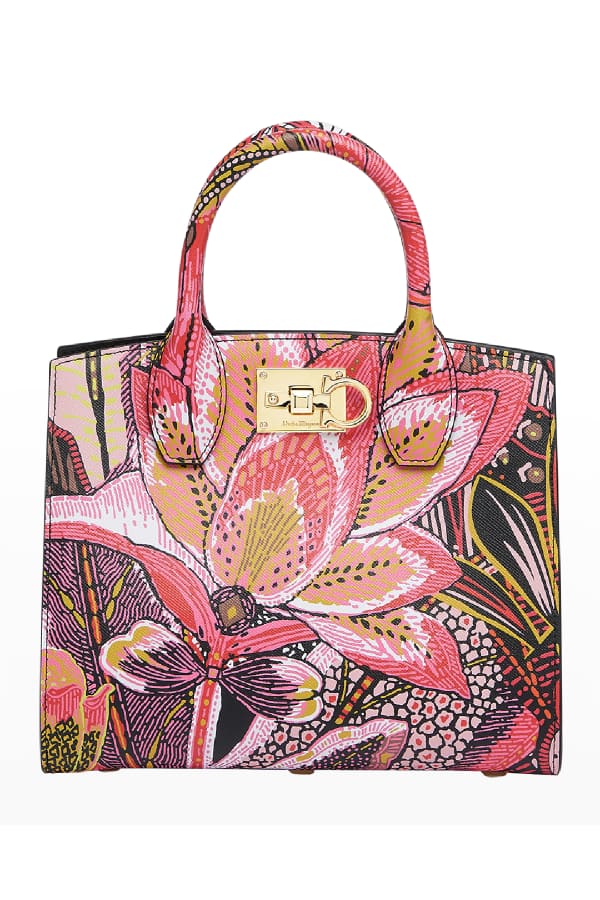 Versace Via Gesu Python Top-Handle Bag | Neiman Marcus