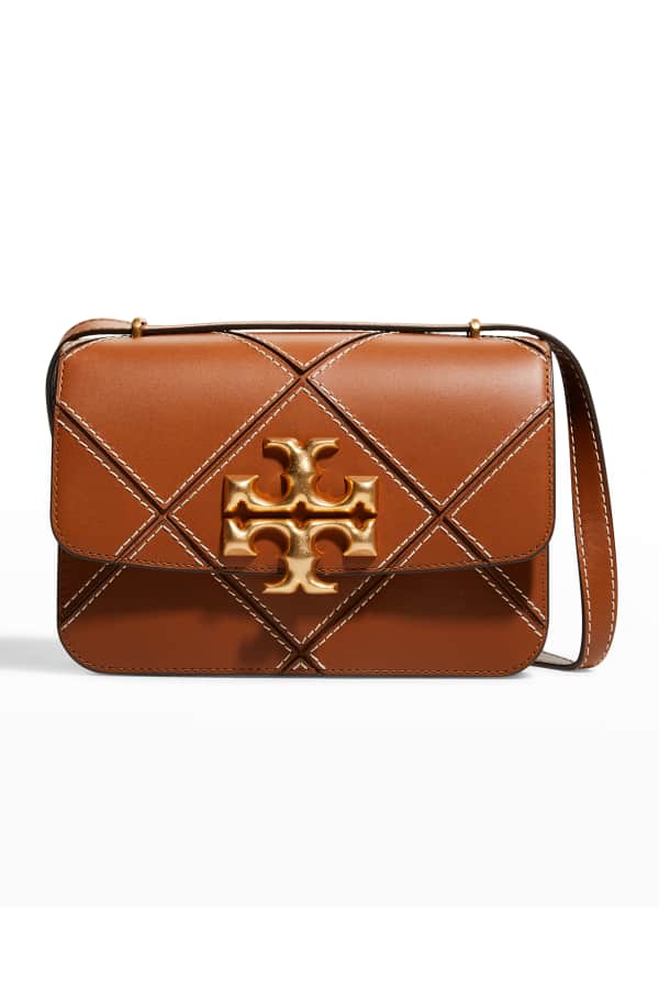 Tory Burch Eleanor Convertible Leather Shoulder Bag | Neiman Marcus