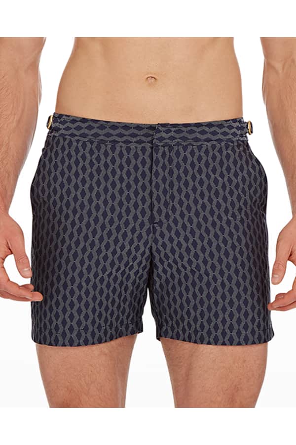 Fendi Men's FF Water Reveal Swim Shorts | Neiman Marcus