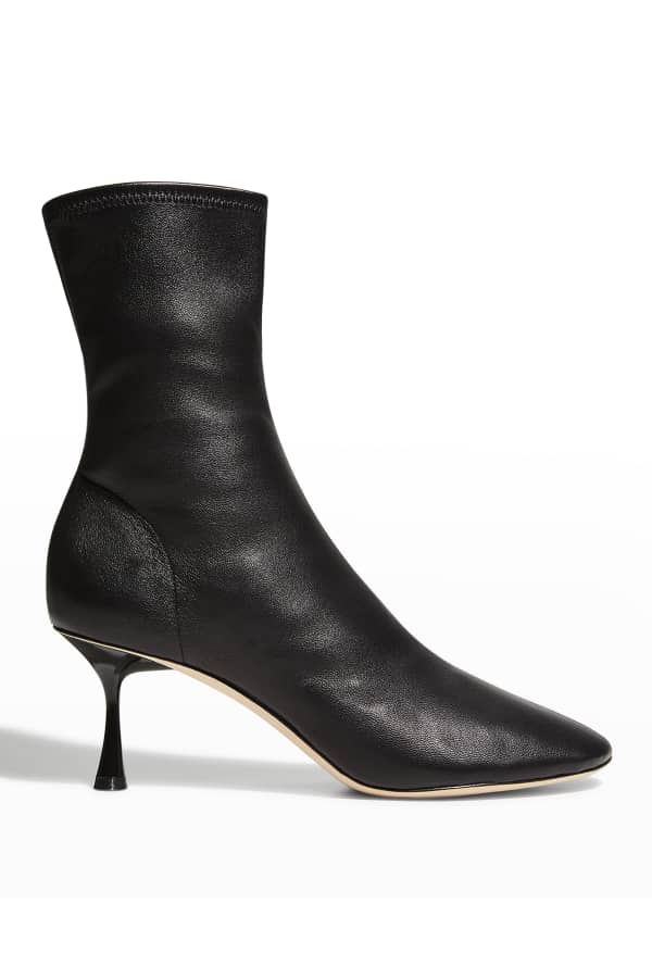 Salvatore Ferragamo Primula Quilted Leather Gancini Booties | Neiman Marcus