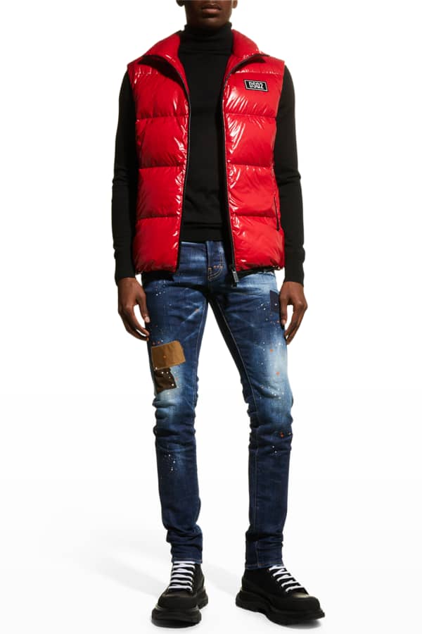 Canada Goose Men's Duncan Logo-Patch Down Vest | Neiman Marcus