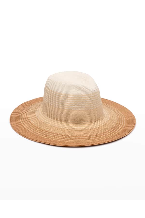 Janessa Leone Simone Packable Straw Fedora Hat | Neiman Marcus Janessa Leone Simone Packable Straw Fedora Hat | Neiman Marcus