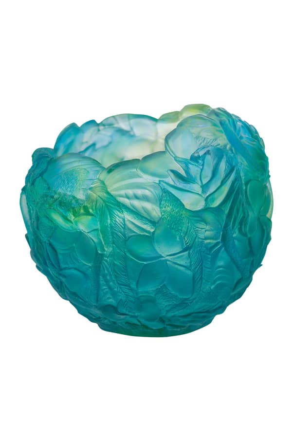 Lalique Medium Poissons Vase, Clear | Neiman Marcus