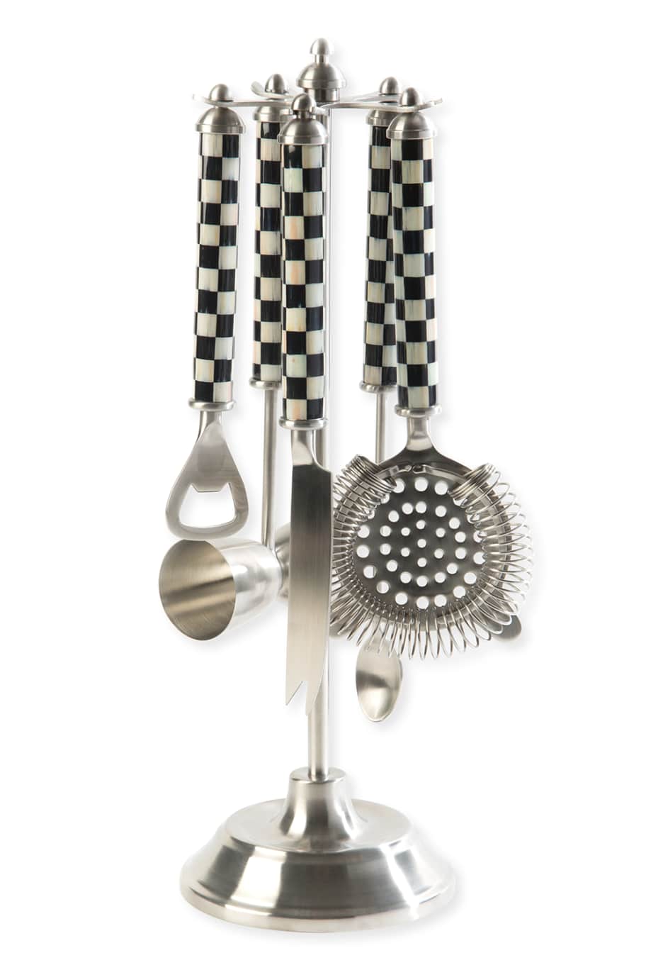MacKenzie-Childs Courtly Check Bar Tool Set | Neiman Marcus