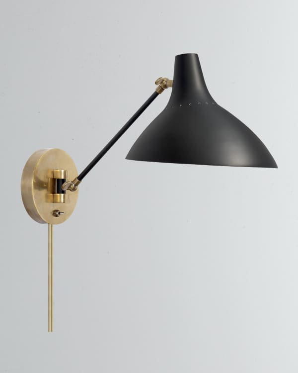 Visual Comfort Signature Parkington Single Library Wall Light In ...