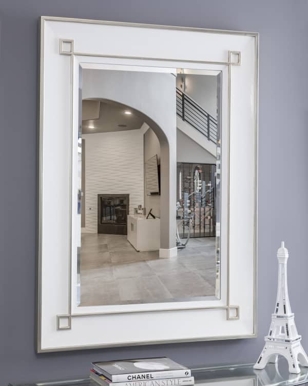 Etched Rectangular Mirror | Neiman Marcus