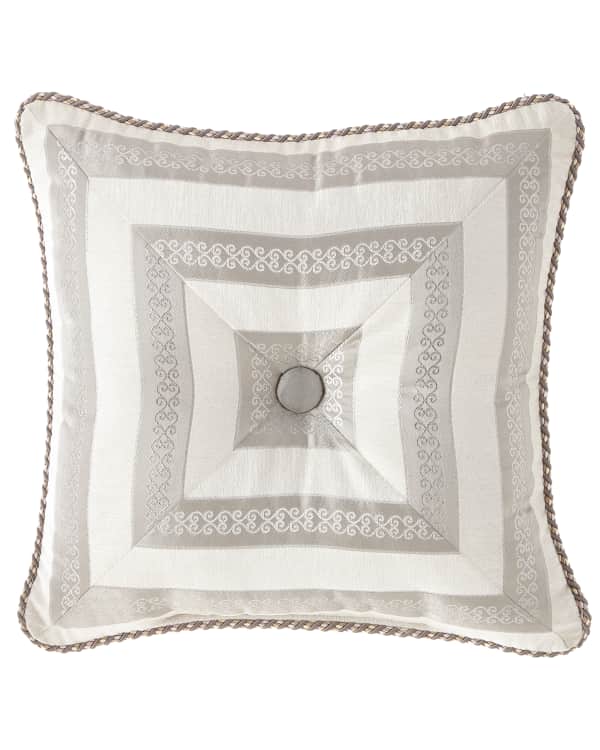 Sweet Dreams Kensington Garden Mitered Pillow, 20"Sq. | Neiman Marcus