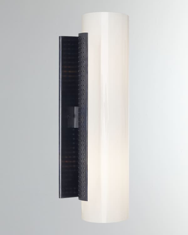 Visual Comfort Signature Melange Medium Elongated Pill Sconce By Kelly ...