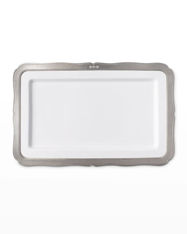 Match Gianna Rectangular Medium Platter with Handles | Neiman Marcus