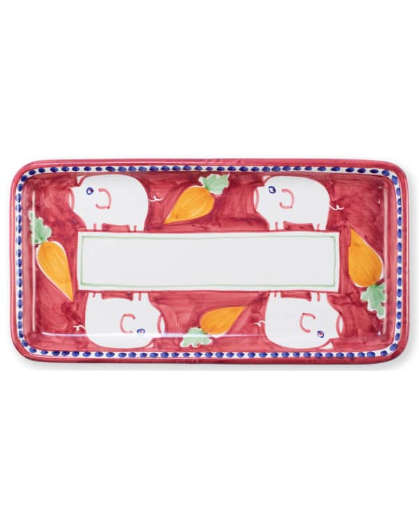 Match Gianna Rectangular Medium Platter with Handles | Neiman Marcus
