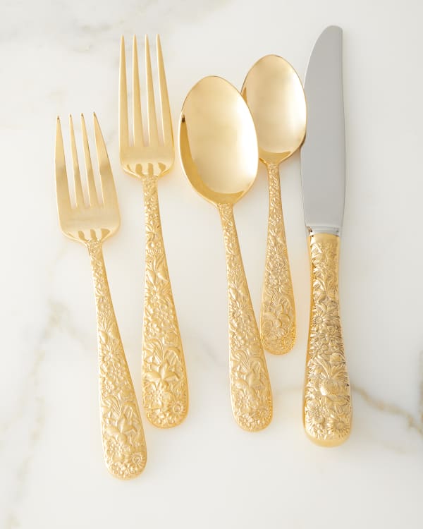 Ricci Silversmith 20-Piece Artisan Flatware Set | Neiman Marcus