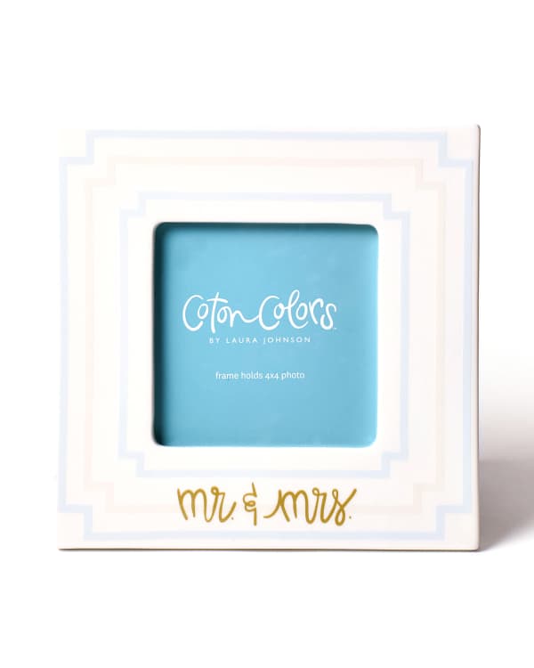 Coton Colors Layered Herringbone Mr. & Mrs. Frame | Neiman Marcus