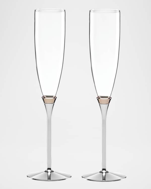 Juliska Carine Champagne Toasting Flutes, Set of Two | Neiman Marcus