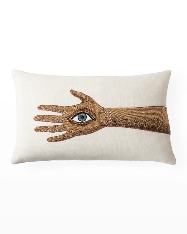 Jonathan Adler Specimen Beaded Pillow | Neiman Marcus