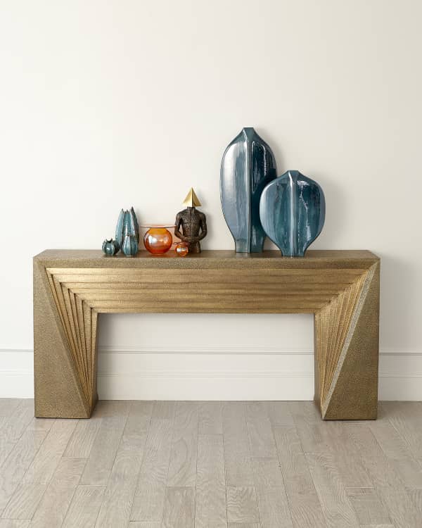 Global Views Charlotte Deco Console Table | Neiman Marcus