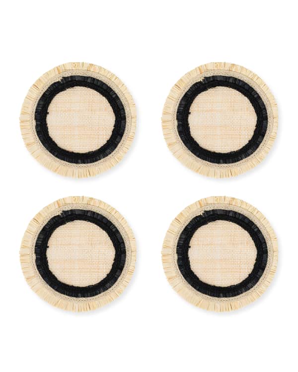 Joanna Buchanan Bright Stripe Coasters, Set of 4 | Neiman Marcus