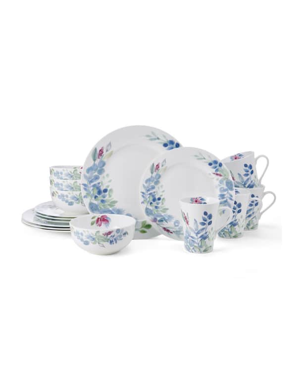 Spode Magnolia Haze 16-Piece Dinnerware Set | Neiman Marcus