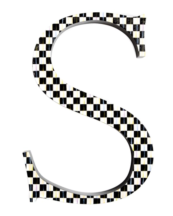 MacKenzie-Childs Courtly Check Letter - G | Neiman Marcus