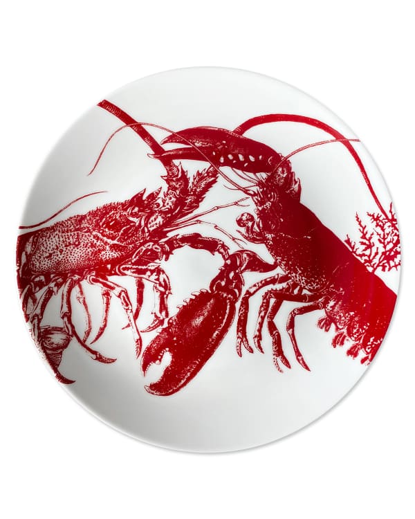 Caskata Blue Crabs Coupe Dinner Plates, Set of 4 | Neiman Marcus