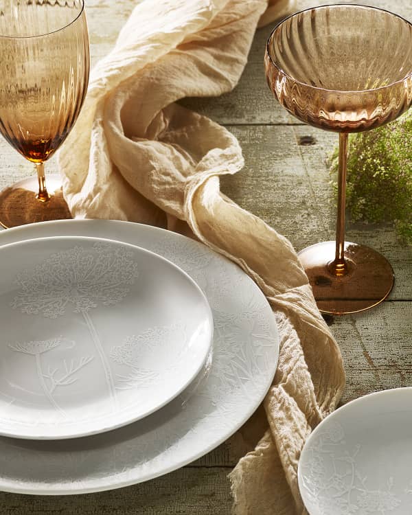 Caskata Blue Crabs Coupe Salad Plates, Set of 4 | Neiman Marcus