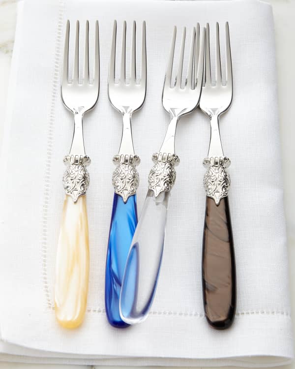 Neiman Marcus Napoleon 20-Piece Flatware Set, Black Pearl | Neiman Marcus