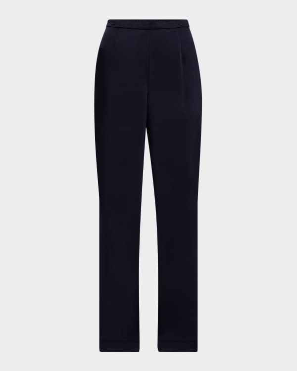 JBQ Oslo Wide-Leg Puddle Pants | Neiman Marcus