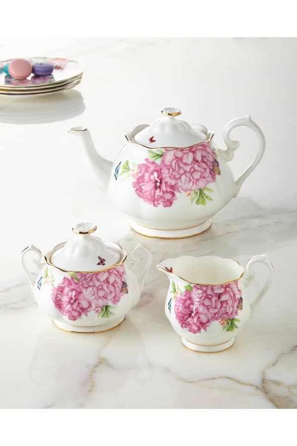 Lenox Butterfly Meadow 9-Piece Tea Set | Neiman Marcus