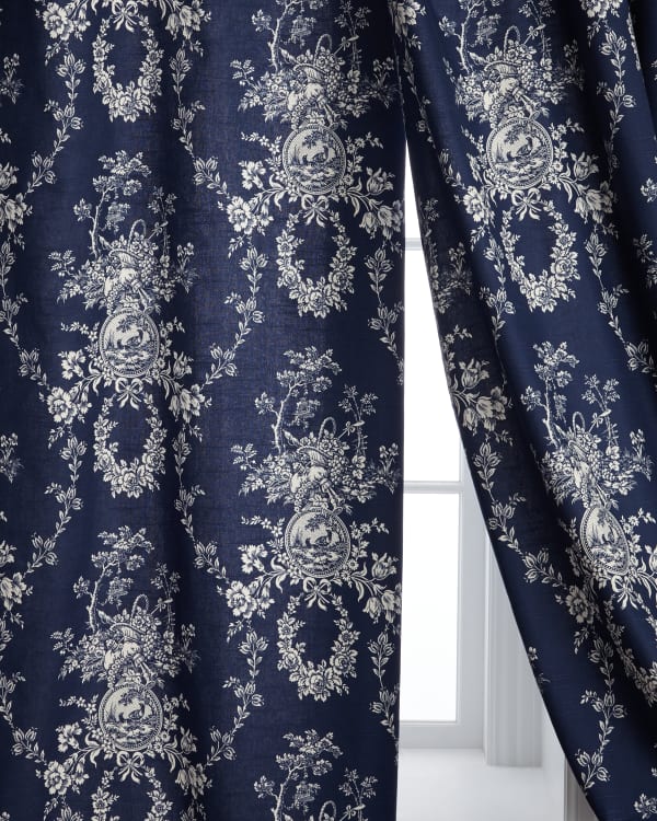 Legacy Two 50"W x 96"L Bella Damask Curtains | Neiman Marcus