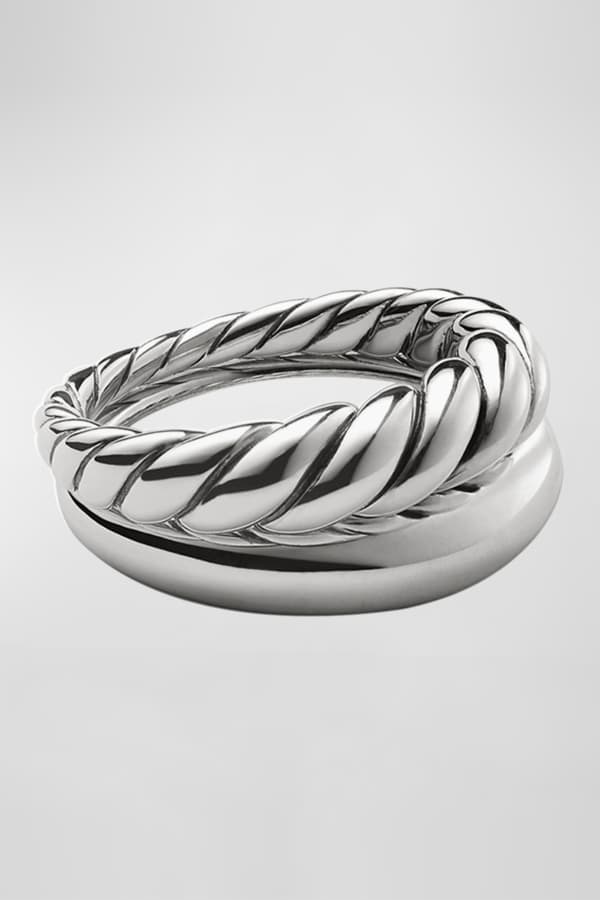 David Yurman Pure Form 18K Stacking Rings, Set of Two, Size 7 | Neiman ...