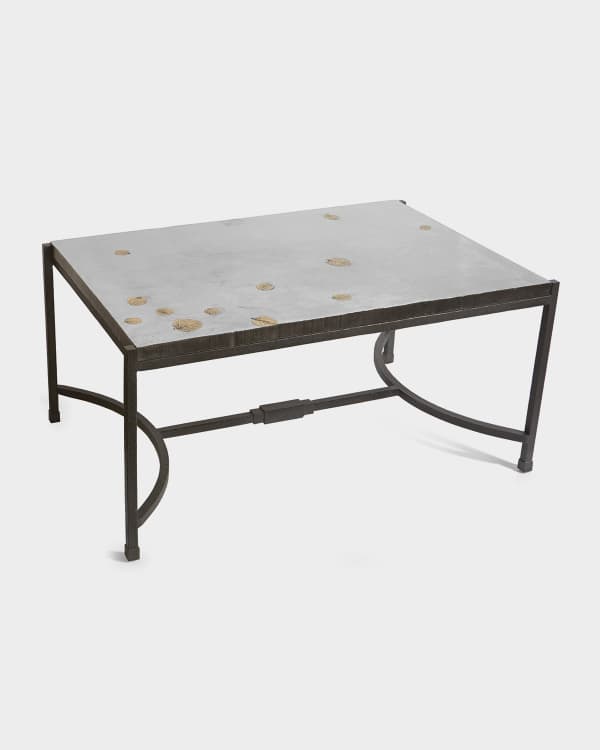 Michael Aram Golden Ginkgo Coffee Table | Neiman Marcus
