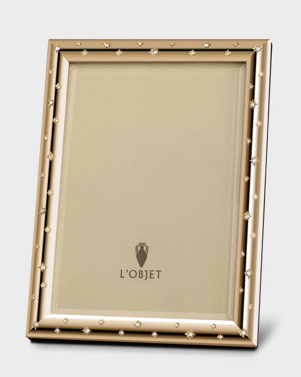 L'Objet Concorde Photo Frame, 5" x 7" | Neiman Marcus