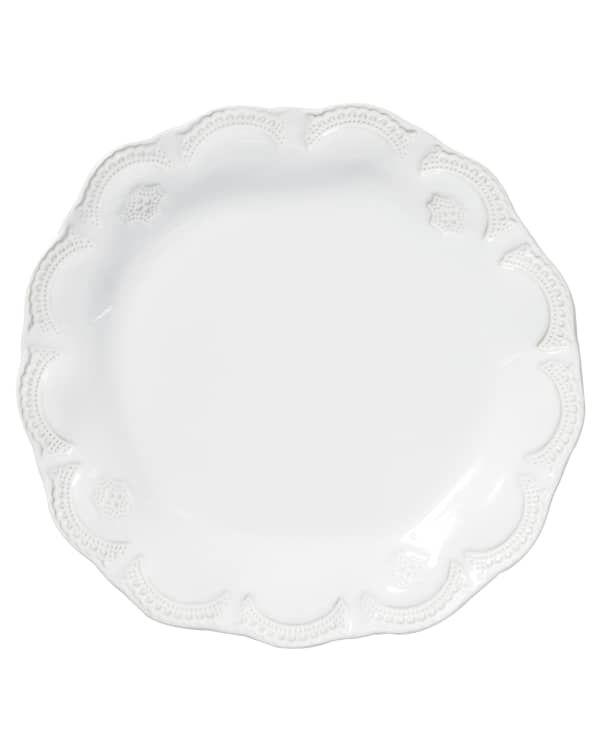 Vietri Incanto Stone Ruffle Dinner Plate, White | Neiman Marcus