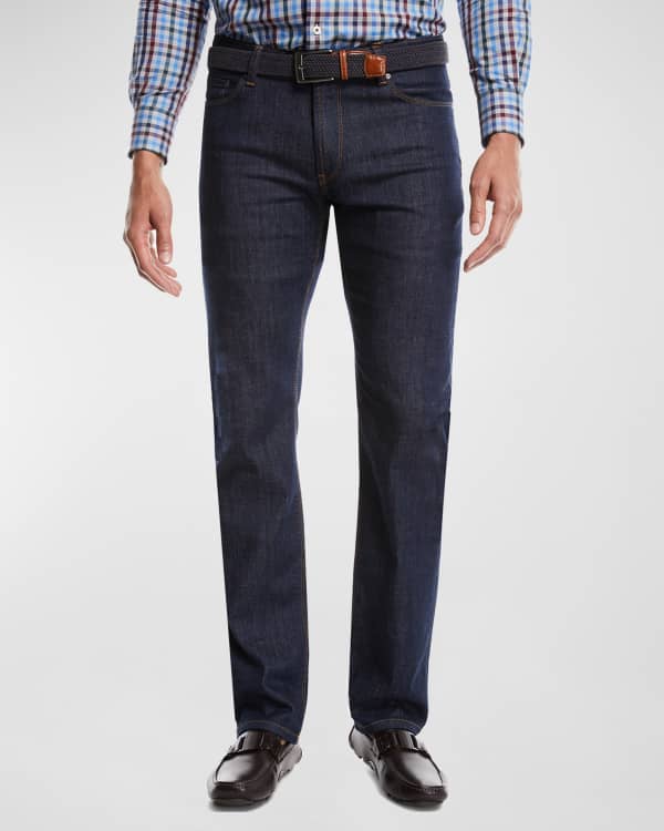 Peter Millar Men's Stretch Denim 5-Pocket Jeans | Neiman Marcus