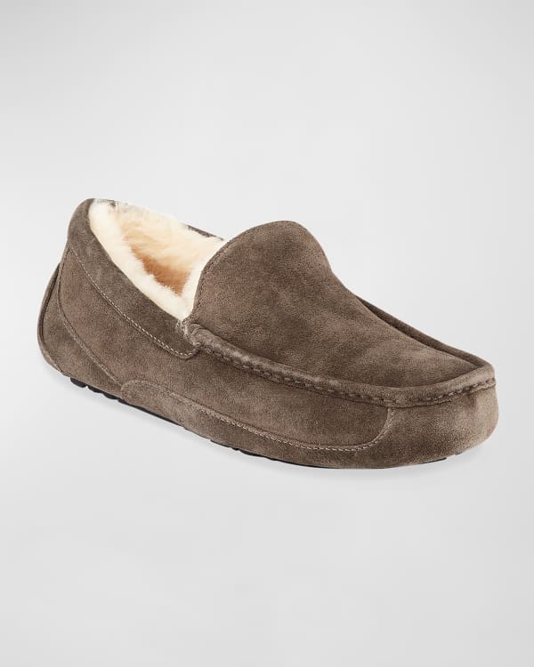 UGG Men's Olsen Chestnut Suede Slipper | Neiman Marcus