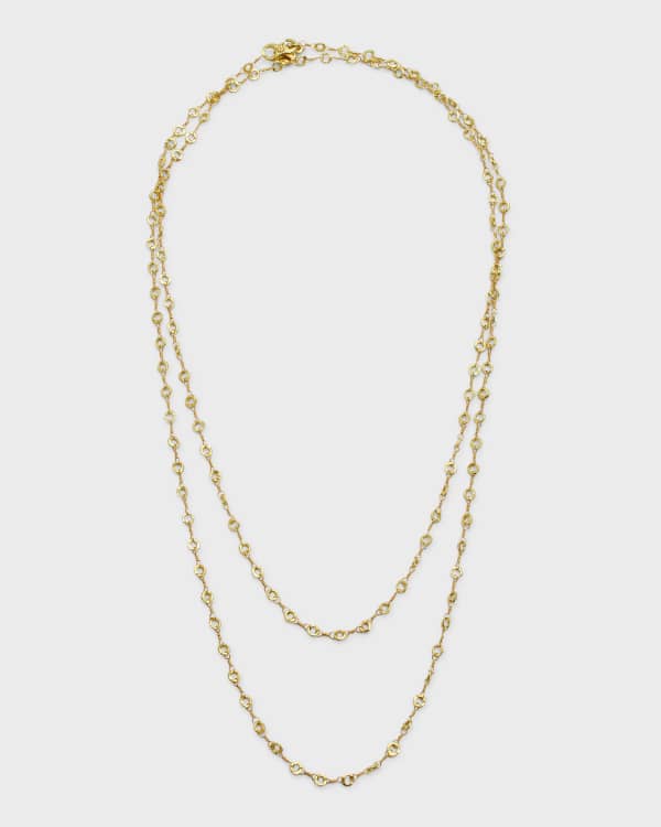 Dominique Cohen 18K Yellow Gold Petite Paperclip Chain Necklace, 42 ...