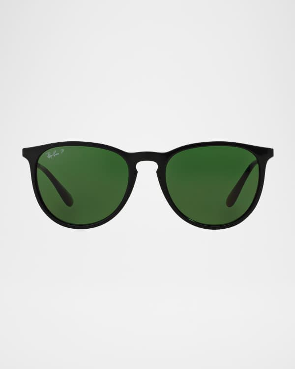 Ray-Ban RB356553P Polarized Round Metal Sunglasses | Neiman Marcus