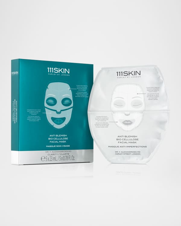 111SKIN Maskne Protection Bio Cellulose Mask Box, 5 Count | Neiman Marcus