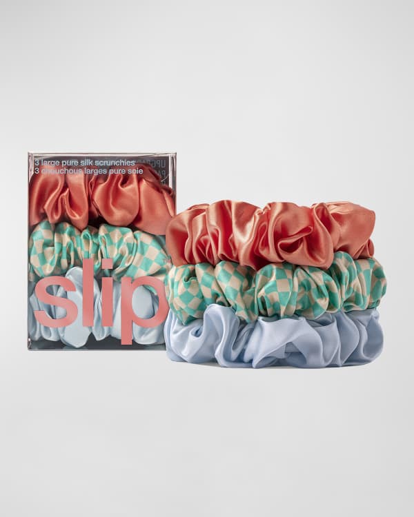 Slip x Alice + Olivia Pure Silk Large Scrunchies | Neiman Marcus