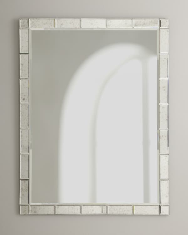 Etched Rectangular Mirror | Neiman Marcus
