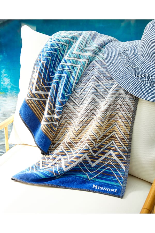 John Robshaw Nicatta Pink Beach Towel | Neiman Marcus